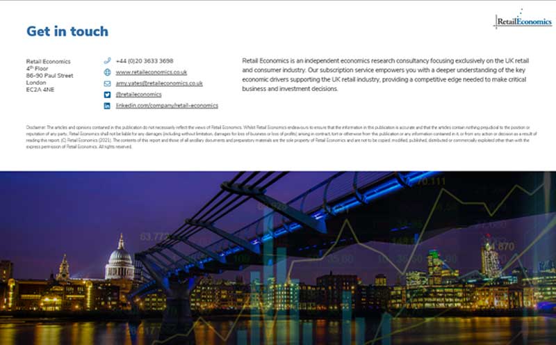 Uk Retail Sales Report Data Insight Retail Economics