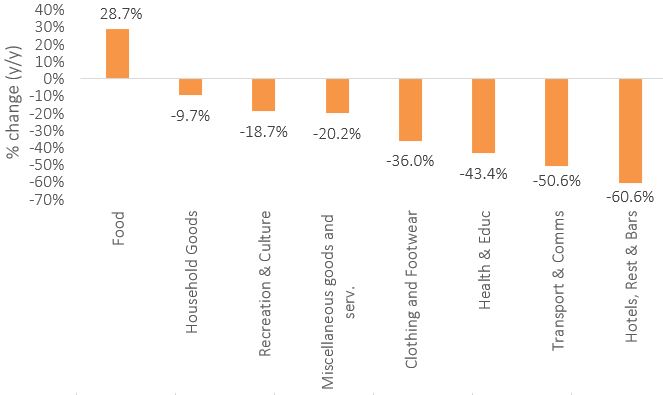 Visa Consumer Spending Index May 2020 | Retail Economics