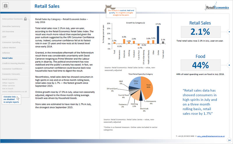 UK Retail Economic Briefing | Retail Economics